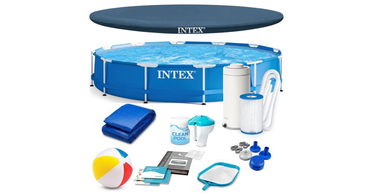 366 x 76 cm 16in1 INTEX 28212 keretes kerti medence 366 x 76 cm 16in1 ...