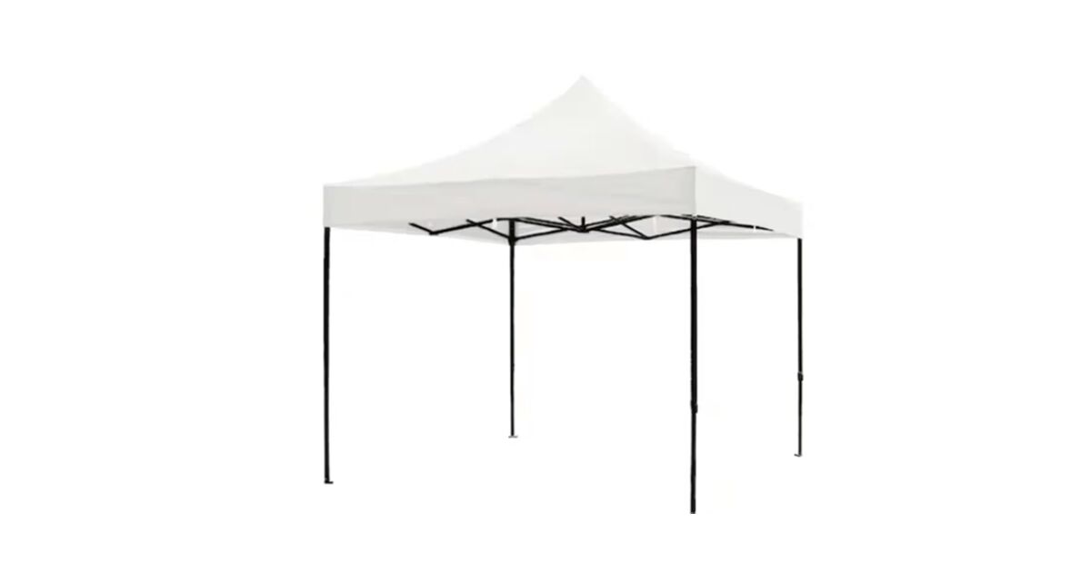 Cort pavilion pliabil, 3x3 m, cadru metal cu panza impermeabila pentru ...