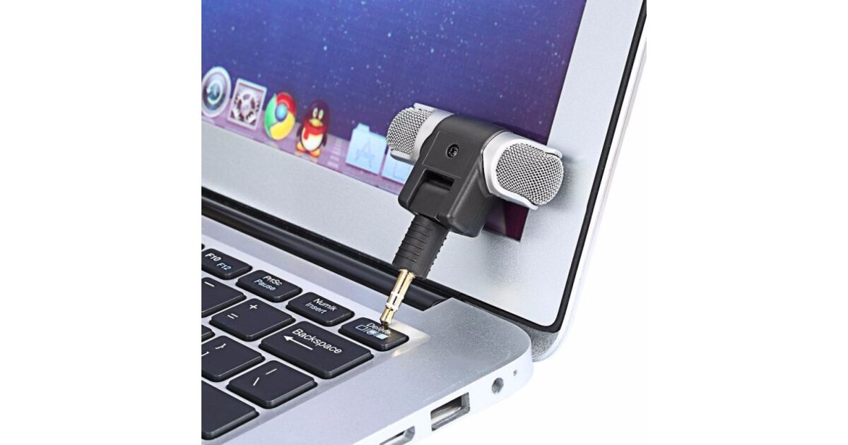 Microfon Super Mini Techstar®, Stereo, Pentru Telefon, Laptop, Tableta ...