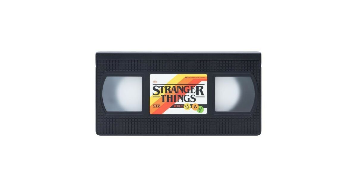 Stranger Things VHS kazetta logó lámpa | Pepita.hu