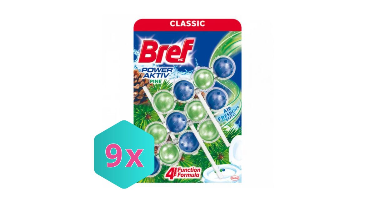 Recenzii: Bref wc tisztító golyós Mega Pack (3DB-OS) power aktiv 3X50g ...