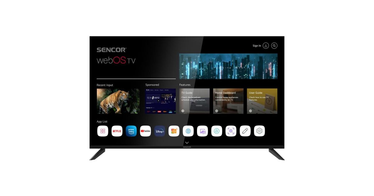 Sencor SLE 50US804B WEBOS UHD TV | Pepita.hu