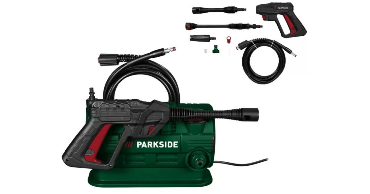 Parkside PHDM 110 A1 Mini 1400W 110bar, Aparat de spălat cu presiune ...