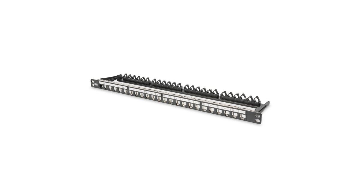 Digitus DN-91422 modular patch panel 24 port 0.5U 19 árnyékolt (DN ...