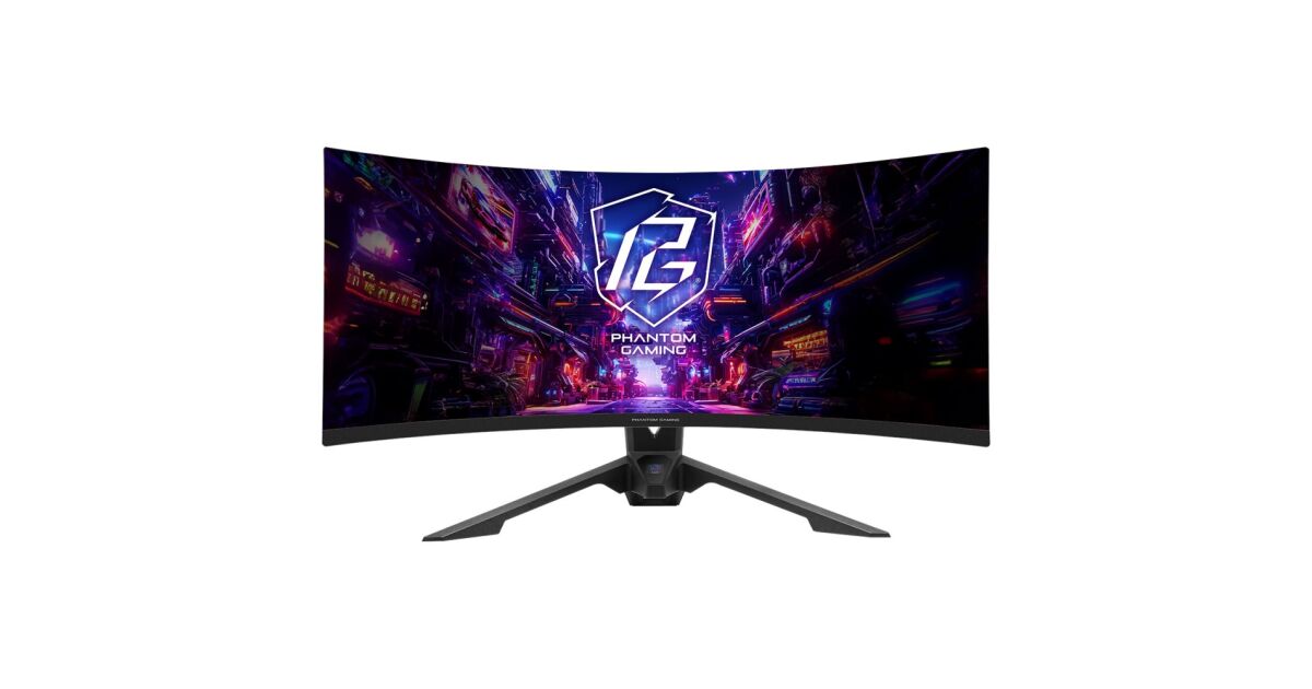 Monitor de gaming ASROCK LCD - 34 PG34QRT2B, LCD VA, Curved, 3440x1440 ...