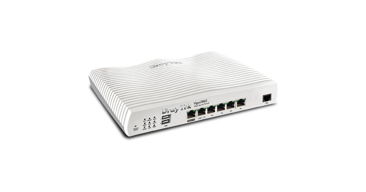 DrayTek Vigor 2865-B ADSL Modem + Router (V2865-B-DE-AT-CH) | Pepita.hu