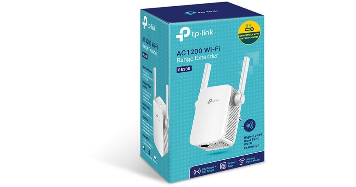 TP-Link RE305 AC1200 Dual-Band Wi-Fi range extender (RE305) | Pepita.hu