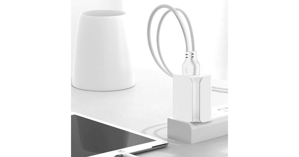 Hálózati Töltőfej Adapter 2 Usb Port Iphone 8pin Lightning