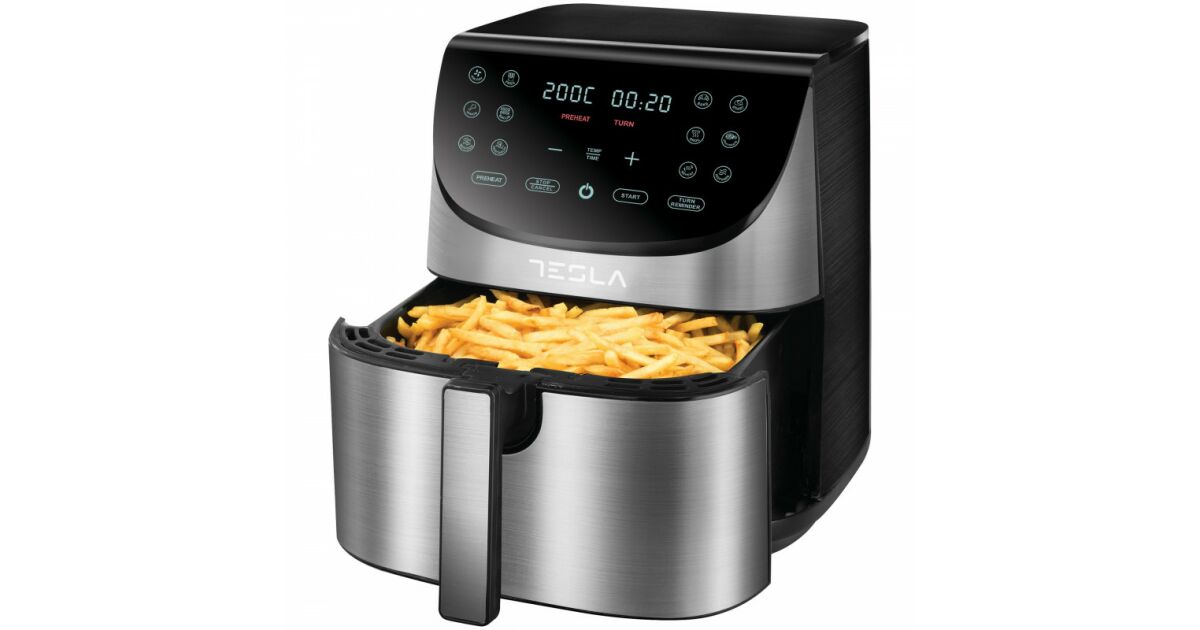 Tesla AF701BX friteza na vrući zrak, 7 L, 1700 W, digitalna ploča, 12 ...