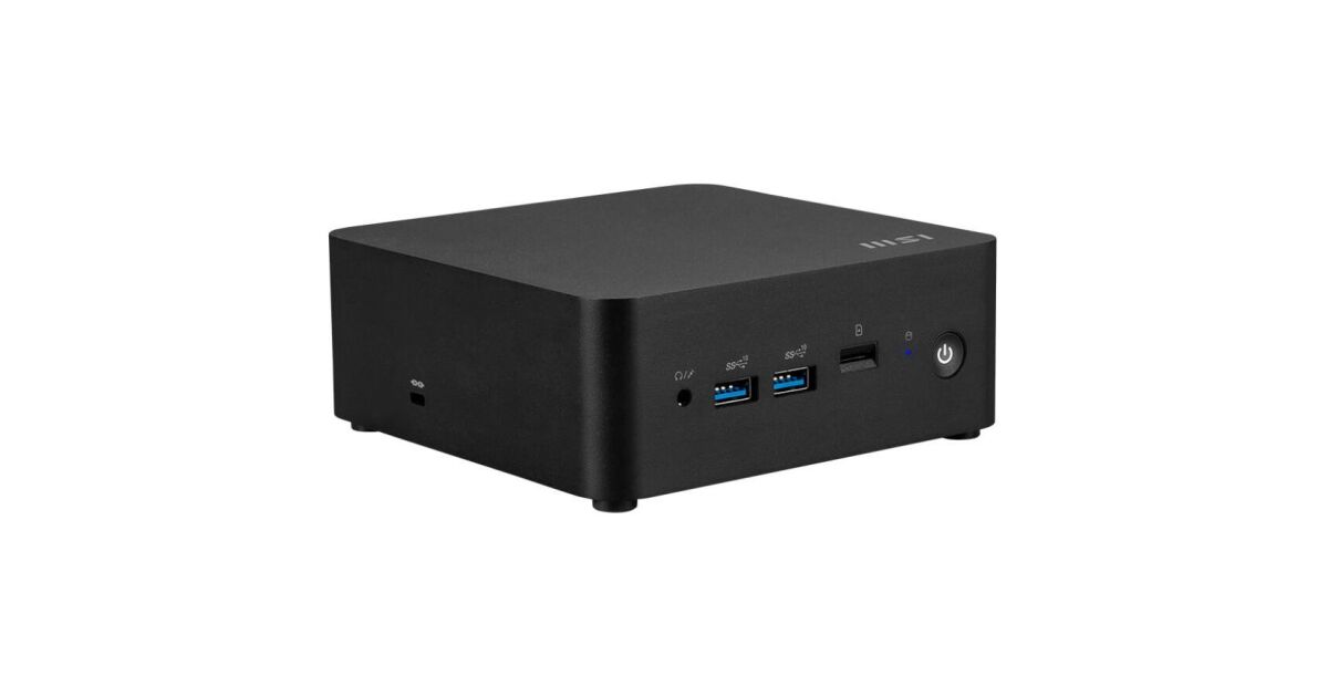 MSI CUBI NUC AI 1UMG-018BEU PC/Workstation Barebone Mini PC Schwarz ...