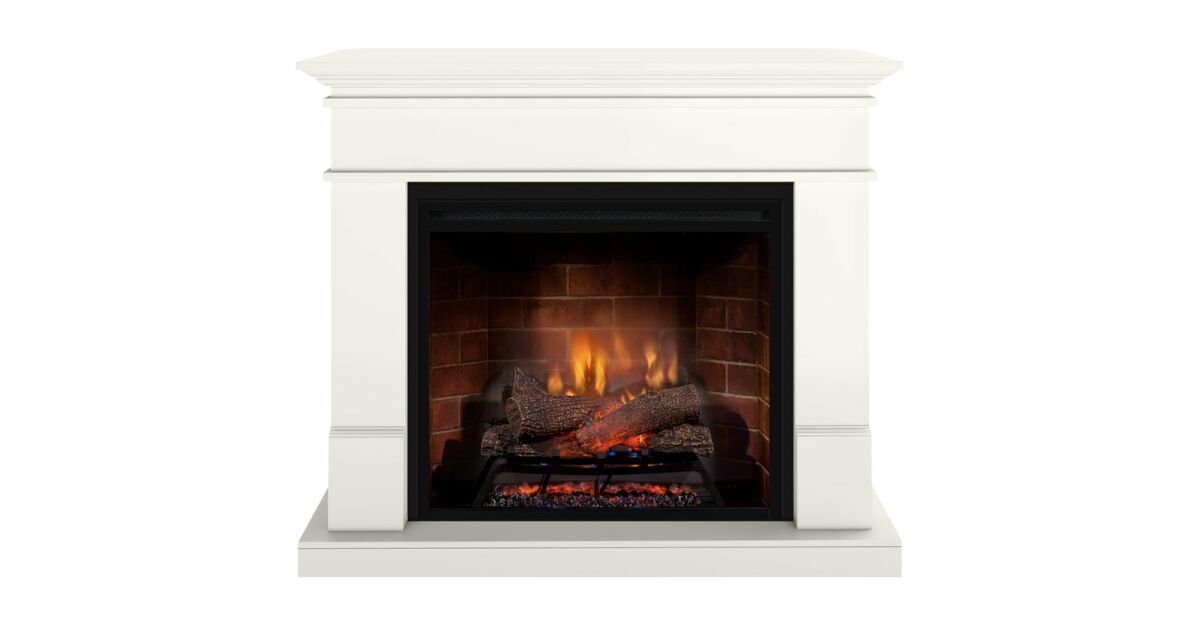 Semineu electric Lisabona Premium, cu focar electric 3D Dimplex ...
