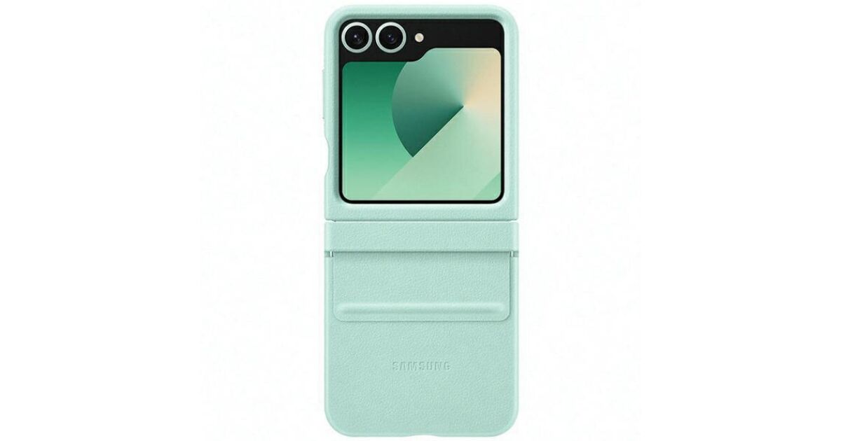 Samsung Flap Eco-Kožené Puzdro Z Flip6 F741 s protišmykovým povrchom ...