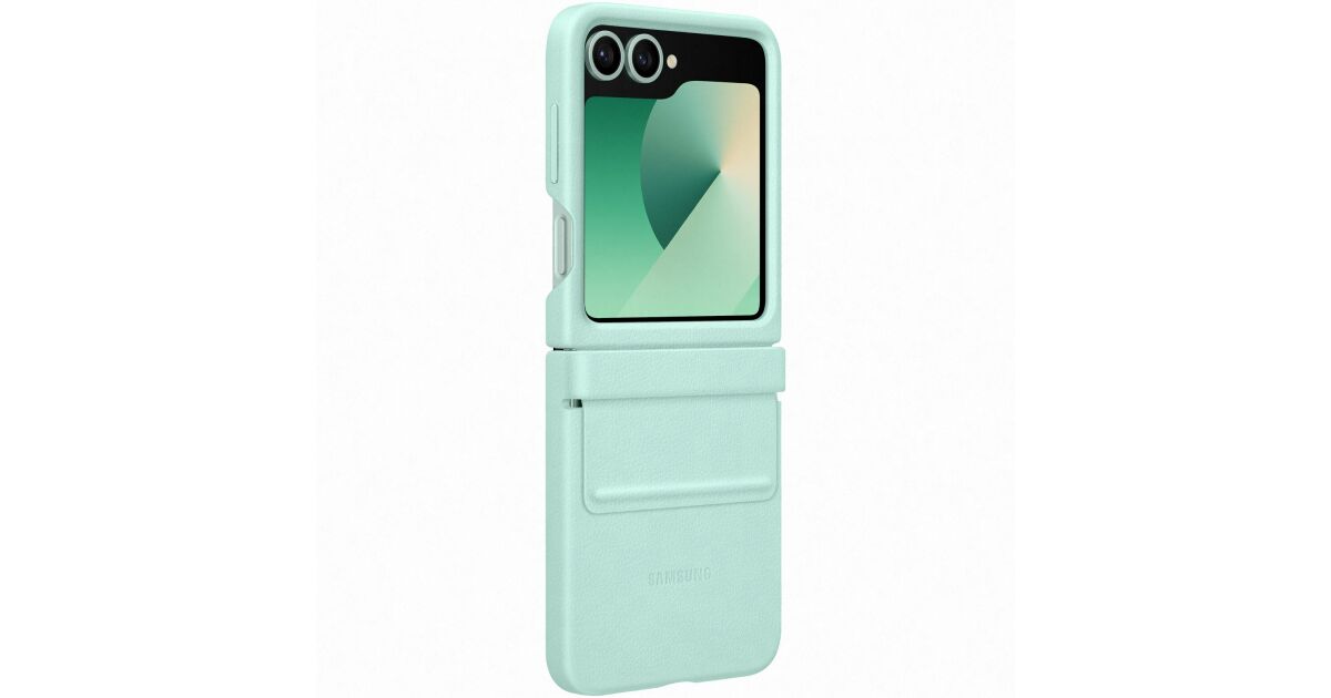 Samsung Flap Eco-Kožené Puzdro Z Flip6 F741 s protišmykovým povrchom ...