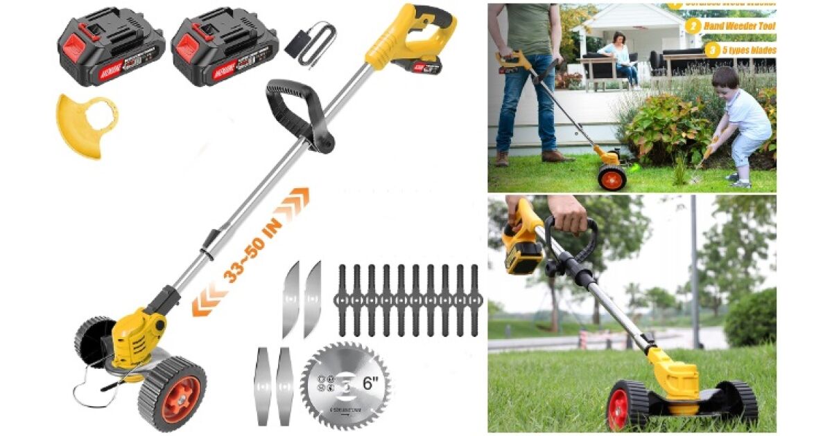 Kraftech 68v akkumlátoros fűkasza, Kraftech GT-1534iPro 16 részes ...