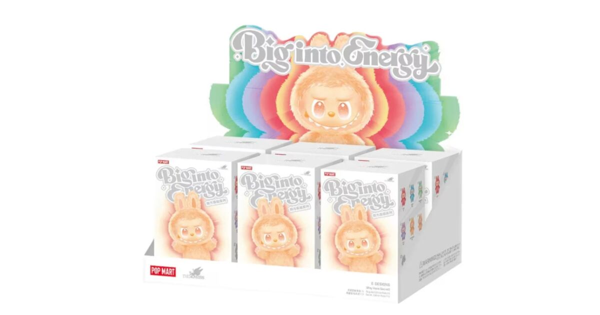 Labubu 3.0 Macaroon vinyl arcú plüss baba, Zöld | Pepita.hu