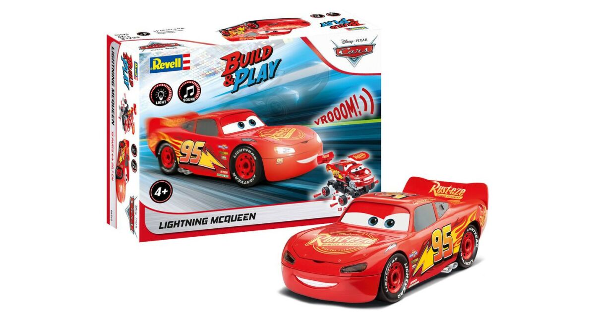 Revell Lightning McQueen Disney-Cars with Light&Sound 1:20 (06562) | Pepita.com