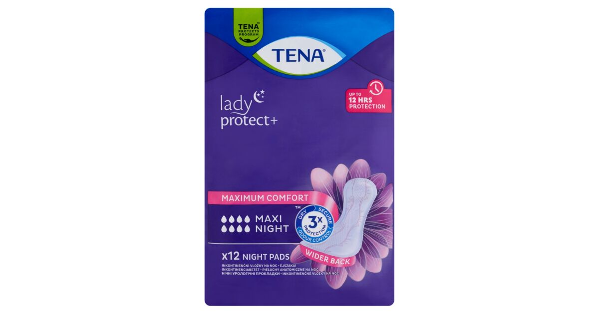 Tena Lady Maxi Night éjszakai inkontinencia betét 12db | Pepita.hu