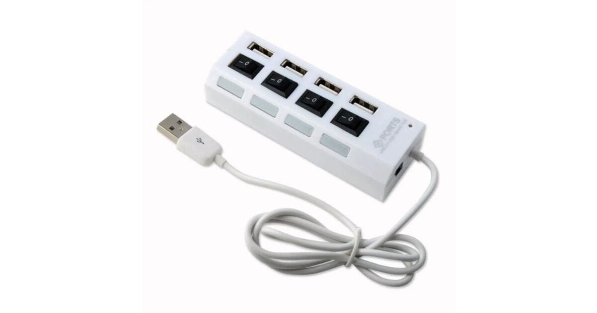 Recenzii: Hub USB 2.0 cu 4 porturi, comutator individual, indicator LED ...