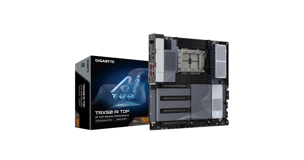 GIGABYTE TRX50 AI TOP-2B plăci de bază AMD TRX50 Socket sTR5 Prelungit ...