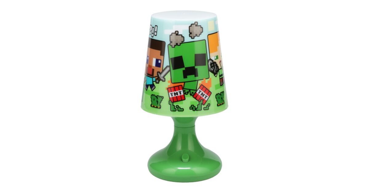 Paladone Lamp, Minecraft, Official, Színváltó, Elemes, Éjszakai fény ...