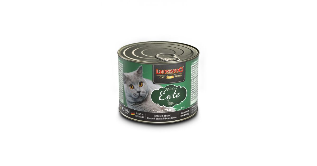 Leonardo conservă bogată în carne de rață 200 g | Pepita.com