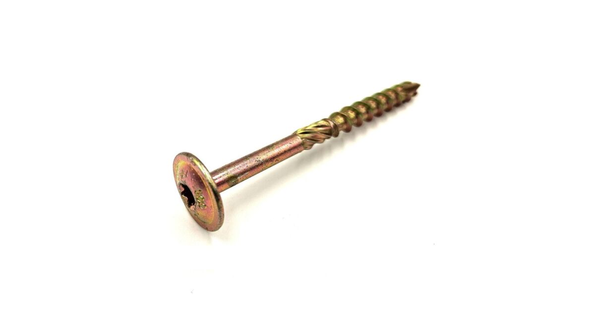 KOELNER 6x100mm TK csavar- faszerkezet építő csavar lapos fejű Pro-Fast ...