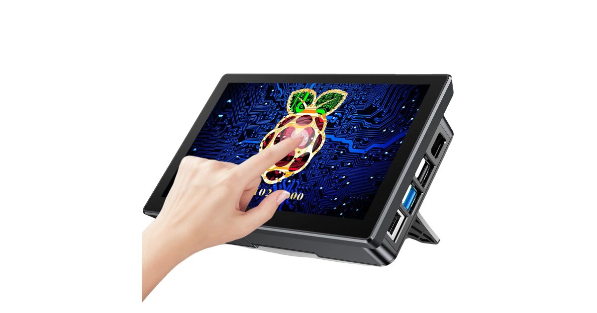 Raspberry Pi 4 érintőképernyő, 10 hüvelykes monitor, hordozható ...