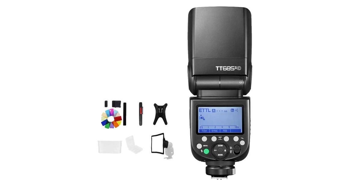 Godox TT685II Speedlite, TTL funkcionalitás, nagysebességű ...