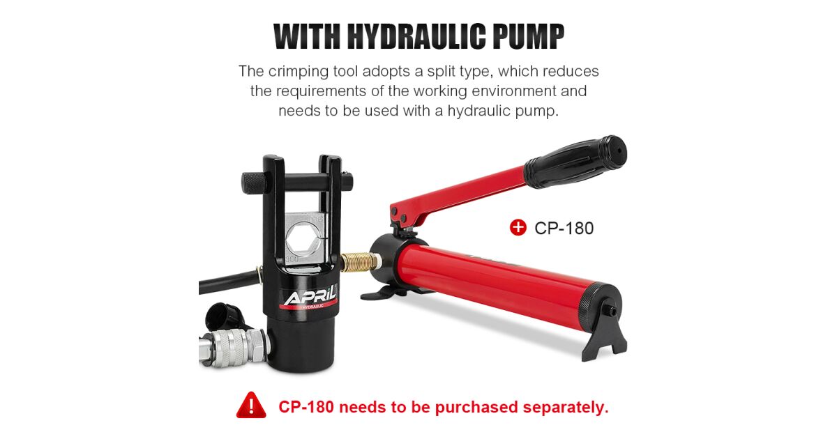 Hydraulic Crimping Tool, Crimping Range 10mm-300mm2, Output 16T ...