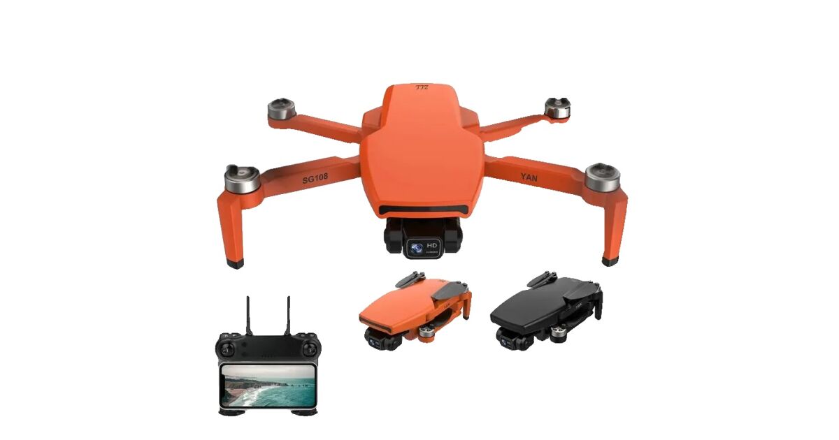 SG108 Pro Drone, 4K kettős kamera, 25 perces repülési idő, 108Pro Balck ...