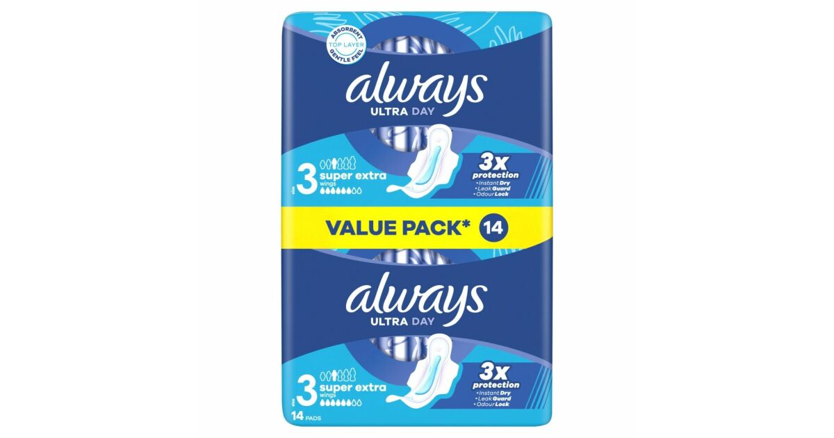 Always Ultra Day Night geflügelte Damenbinde 2x14St. | Pepita.com