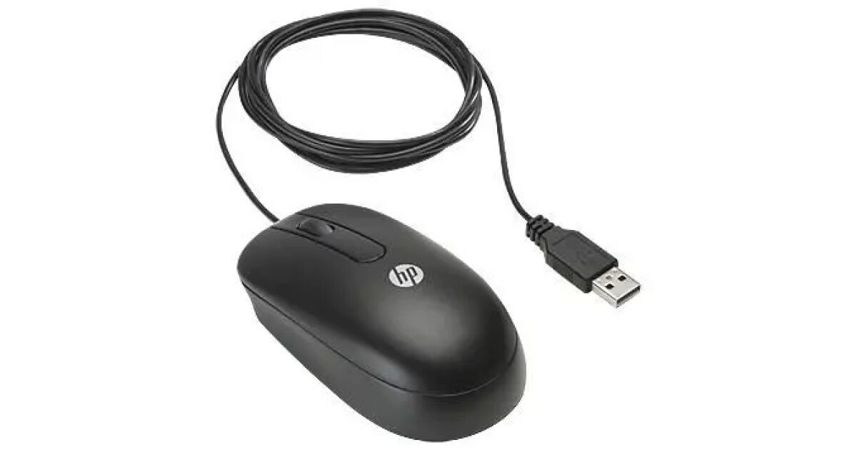 HP SPS Mouse HP USB Optical USB Optical Scroll Mouse, Ambidextrous ...