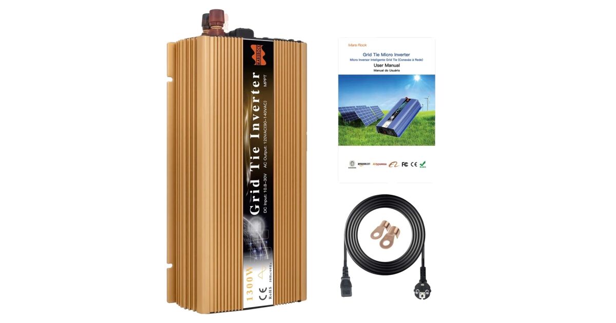 1500W Napelemes Inverter - MPPT, 36V, 120V, Ezüst | Pepita.hu