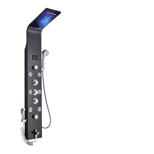 Vélemények: LED fürdőszoba zuhany panel, 6 mód intelligens LCD, rózsa ...