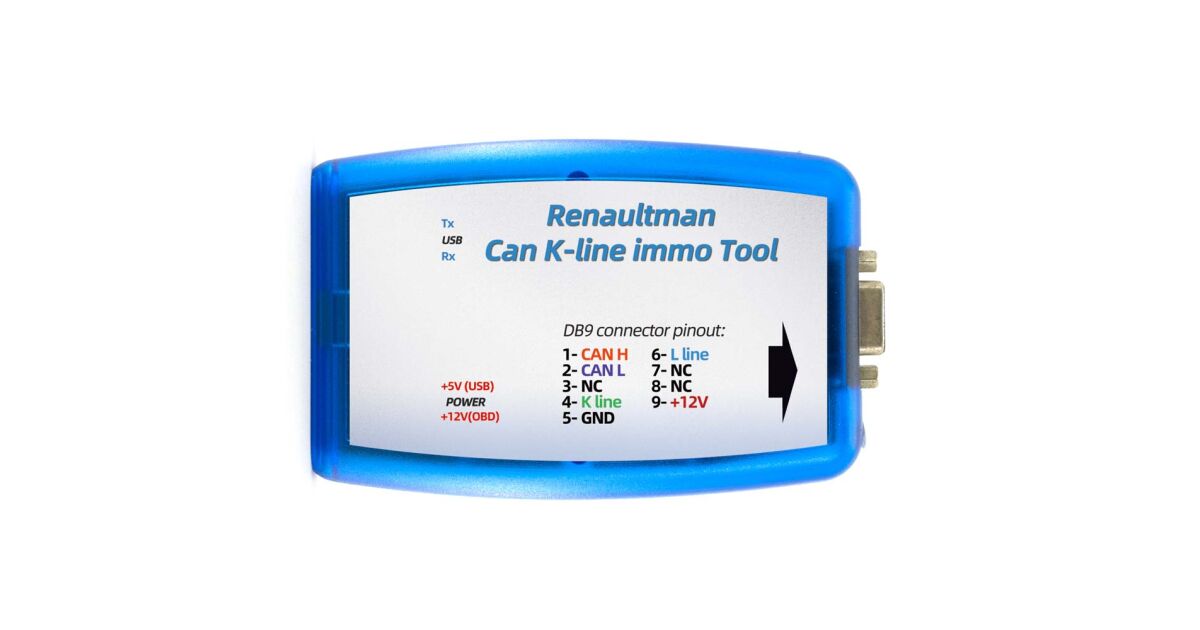 Renault Can K-Line Immo Tool, EEPROM Read Write Support, OBD2 Auto ...