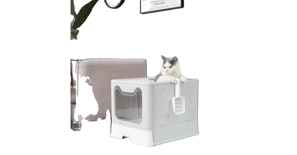 Macska alom doboz, tartós felépítés, intelligens kettős belépés, 5 ...