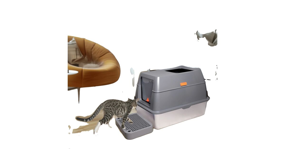 Macska alom doboz, tartós felépítés, intelligens kettős belépés, 1 ...