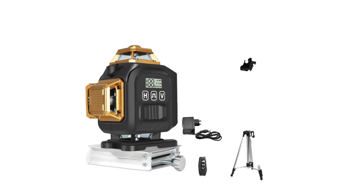 Zöld lézerszint, 16 vonal, 20 méteres munkamennyiség, IE16Q-DC11G-H15 ...