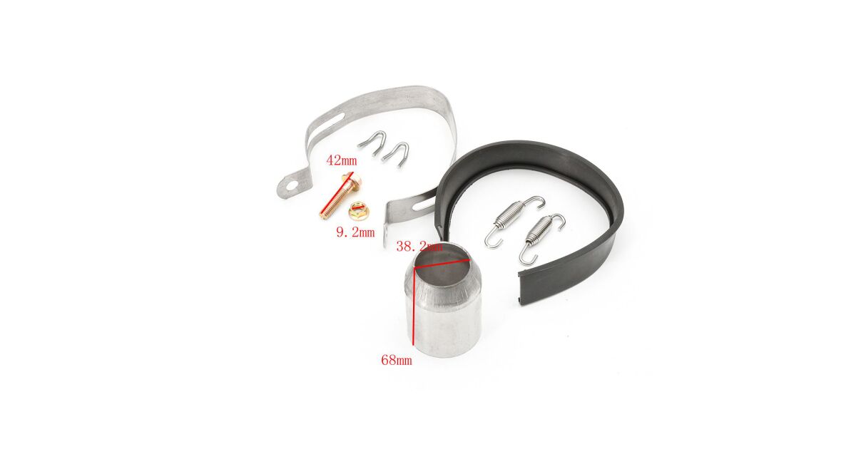 Universal Motorcycle Exhaust Muffler, Adjustable Sound Level ...