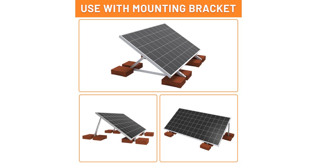 Aluminum Solar Panel Mounting Bracket, Durable Construction, Easy ...