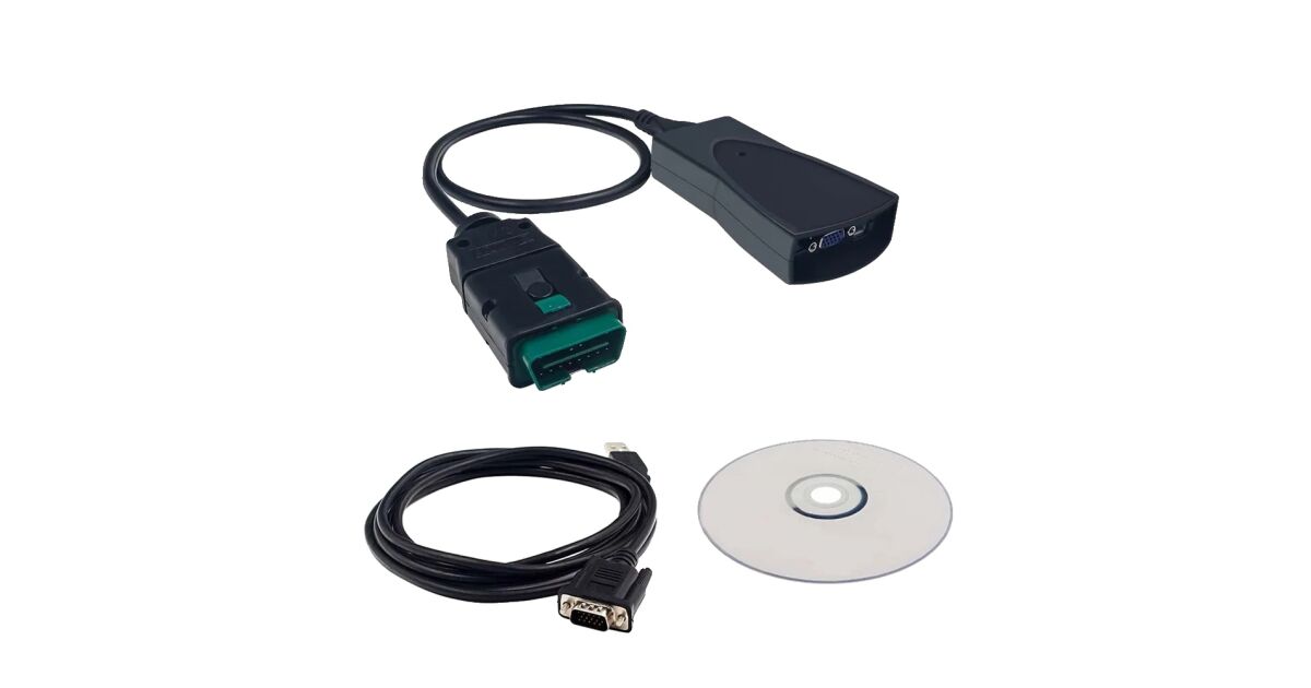 Lexia J2534 Diagbox, OBD2 diagnosztikai eszköz, Citroen/Peugeot Code ...
