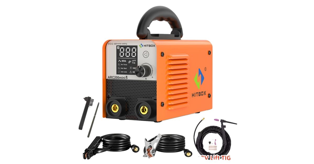 Hitbox Ultra-Mini ARC200Mini3 Ívhegesztő - MMA/TIG, Digitális Kijelző ...