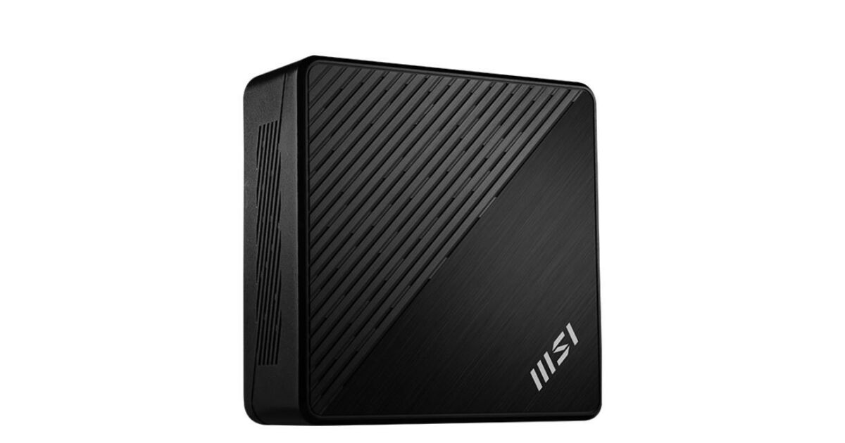MSI Cubi N ADL S-078EU Intel® N N100 4 GB DDR4-SDRAM 128 GB SSD Windows ...