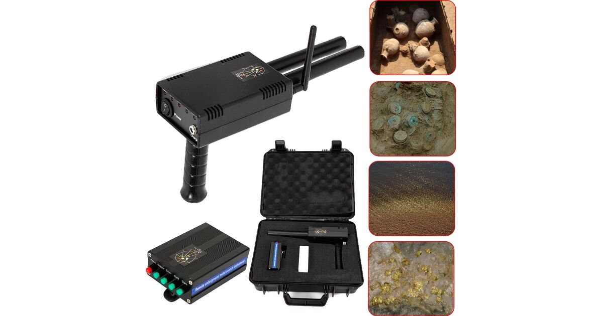 Metal Detector, Maximum Depth 20 Meters, Search Range 1000 Meters ...