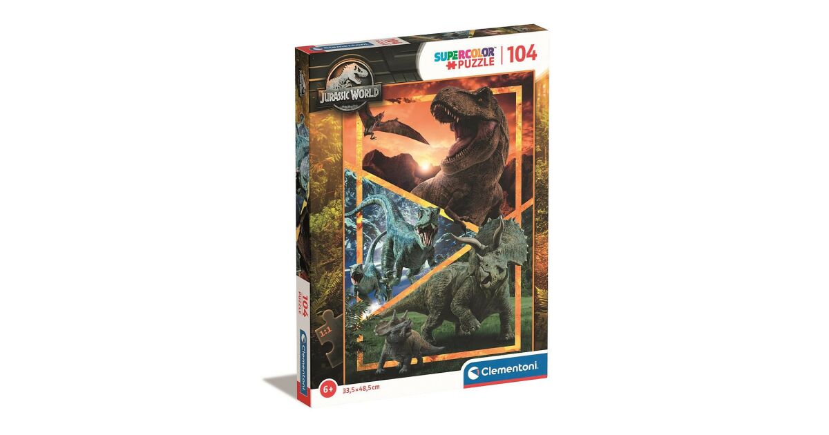 Clementoni Jurassic World Beasts of the Past Puzzle - 104 darabos ...