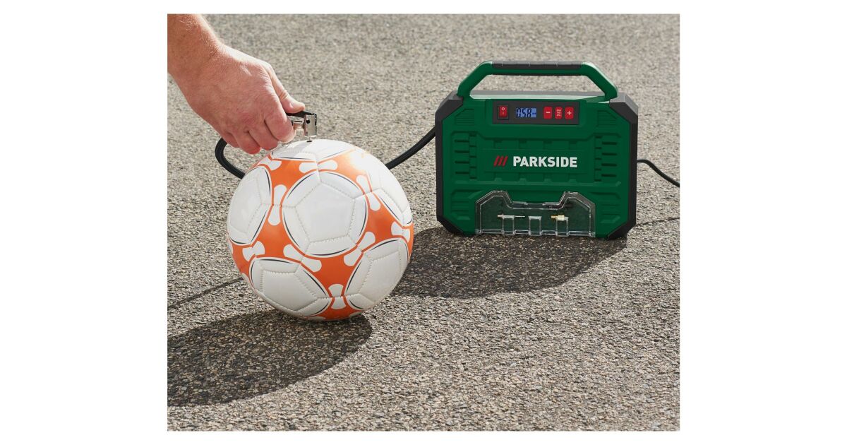 Parkside PMK 150 A1 Compresor portabil digital fără ulei, pentru mașină ...