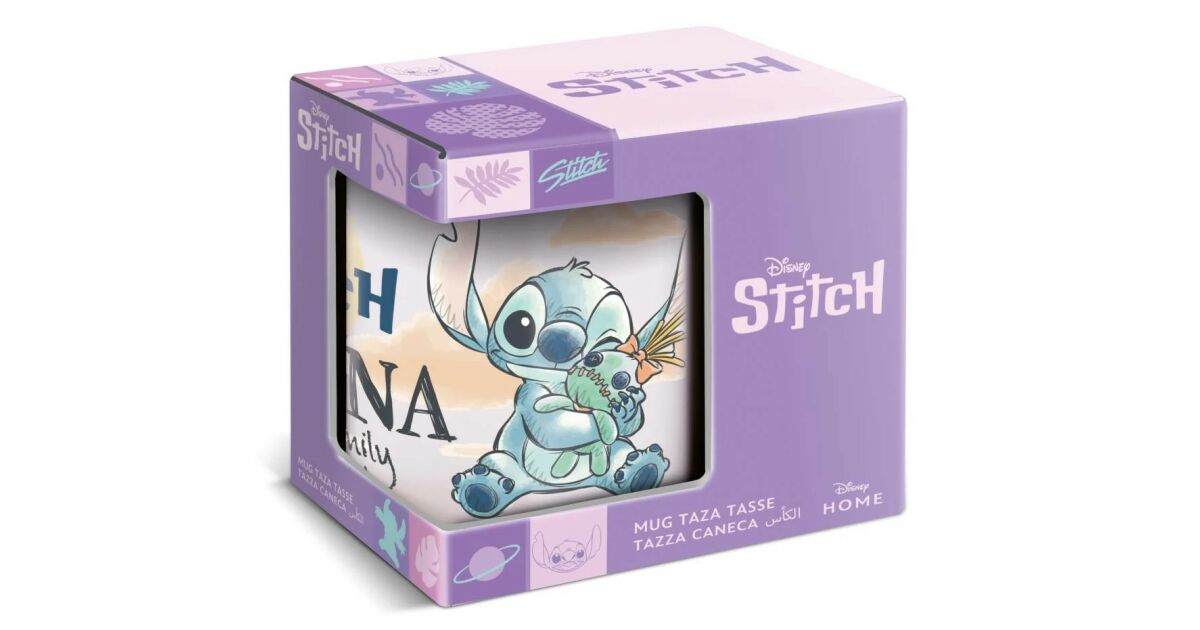 Disney Lilo és Stitch 'Ohana' Porcelán Bögre - 325ml, Díszdoboz | Pepita.hu