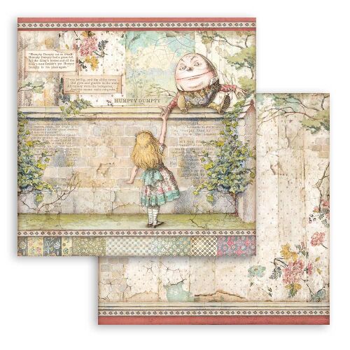 Doppelseitiges Scrapbooking-Papier - Humpty Dumpty | Pepita.com