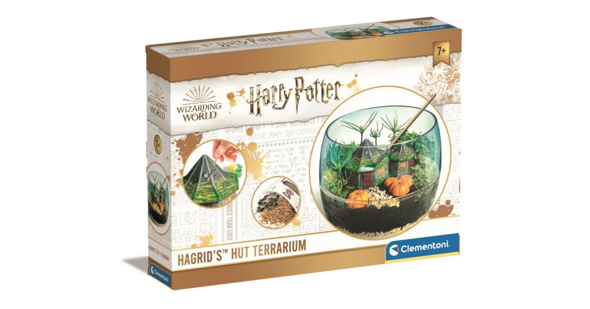 Clementoni Harry Potter Hagrid Kunyhó Terrárium - DIY Készlet | Pepita.hu