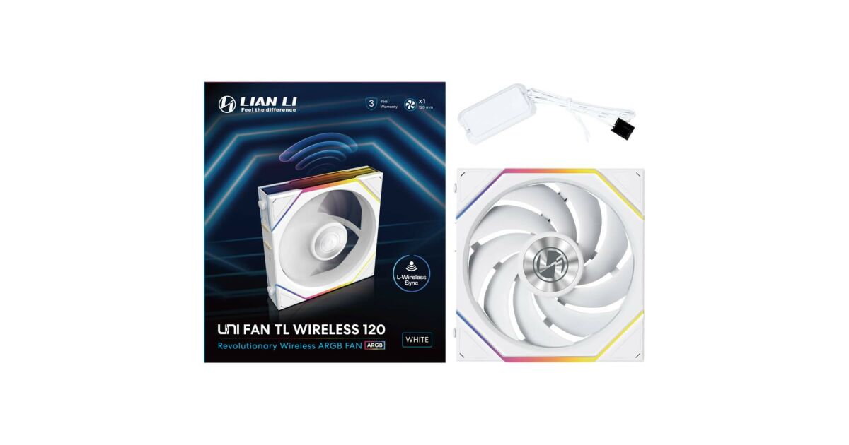 Lüfter Lian Li UNI FAN TL Wireless, 120 mm, PWM, ARGB, kabellose ...